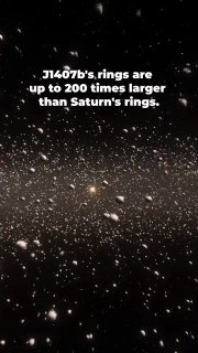 Exoplanet J1407b, which has the largest known ring system